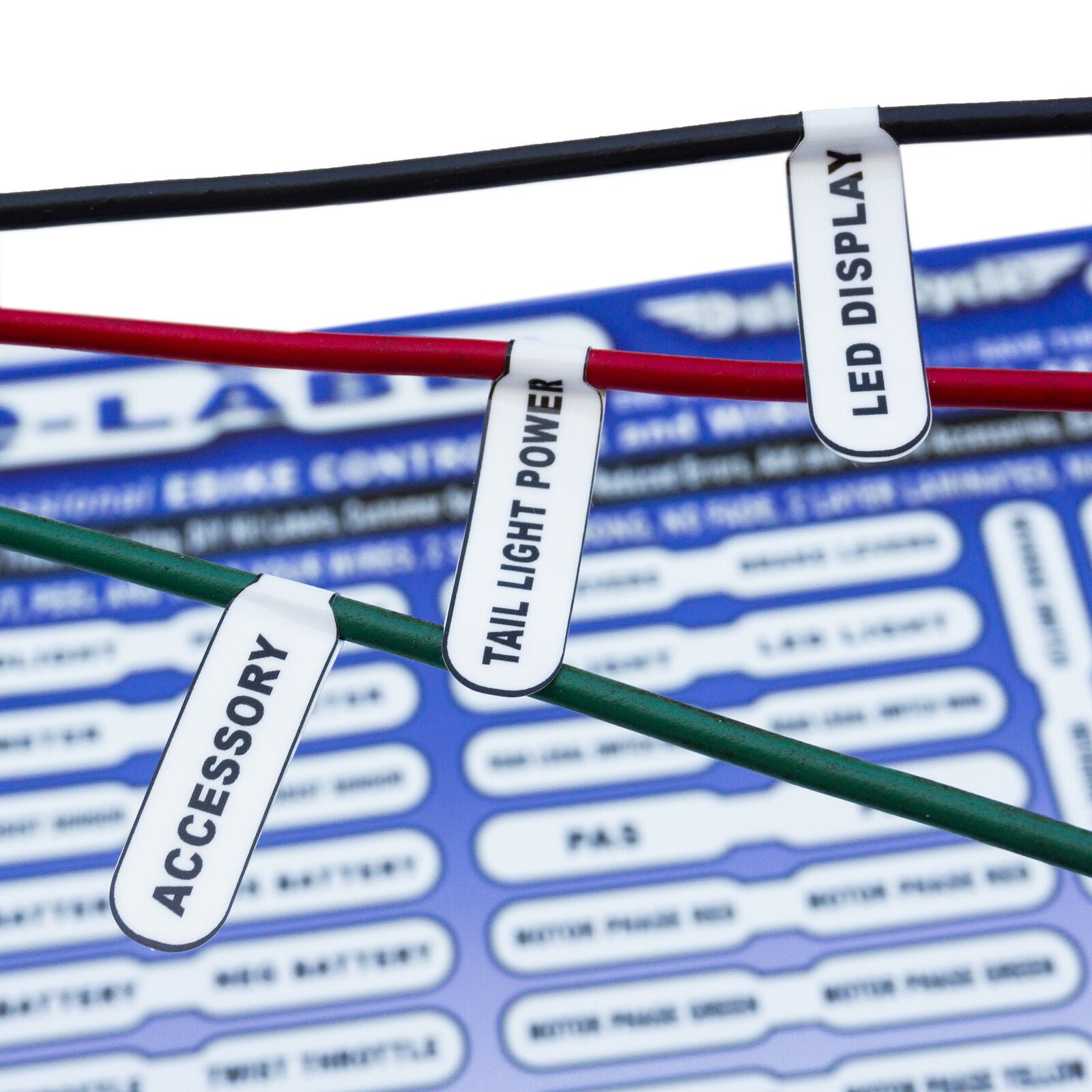 E-Label Ebike DIY Labels for Controller & Wiring Labels Fit Ebike Conv ...