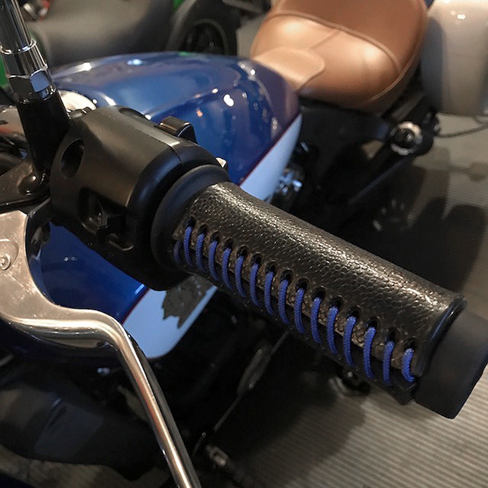Frog Grips – Luxury Motorcycle Handle Bar Grip Covers – Duluth Cycle